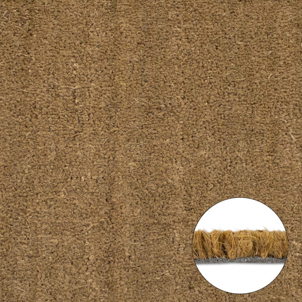 Budget PVC Backed Coir Matting - Custom Size PVC Backed Coir