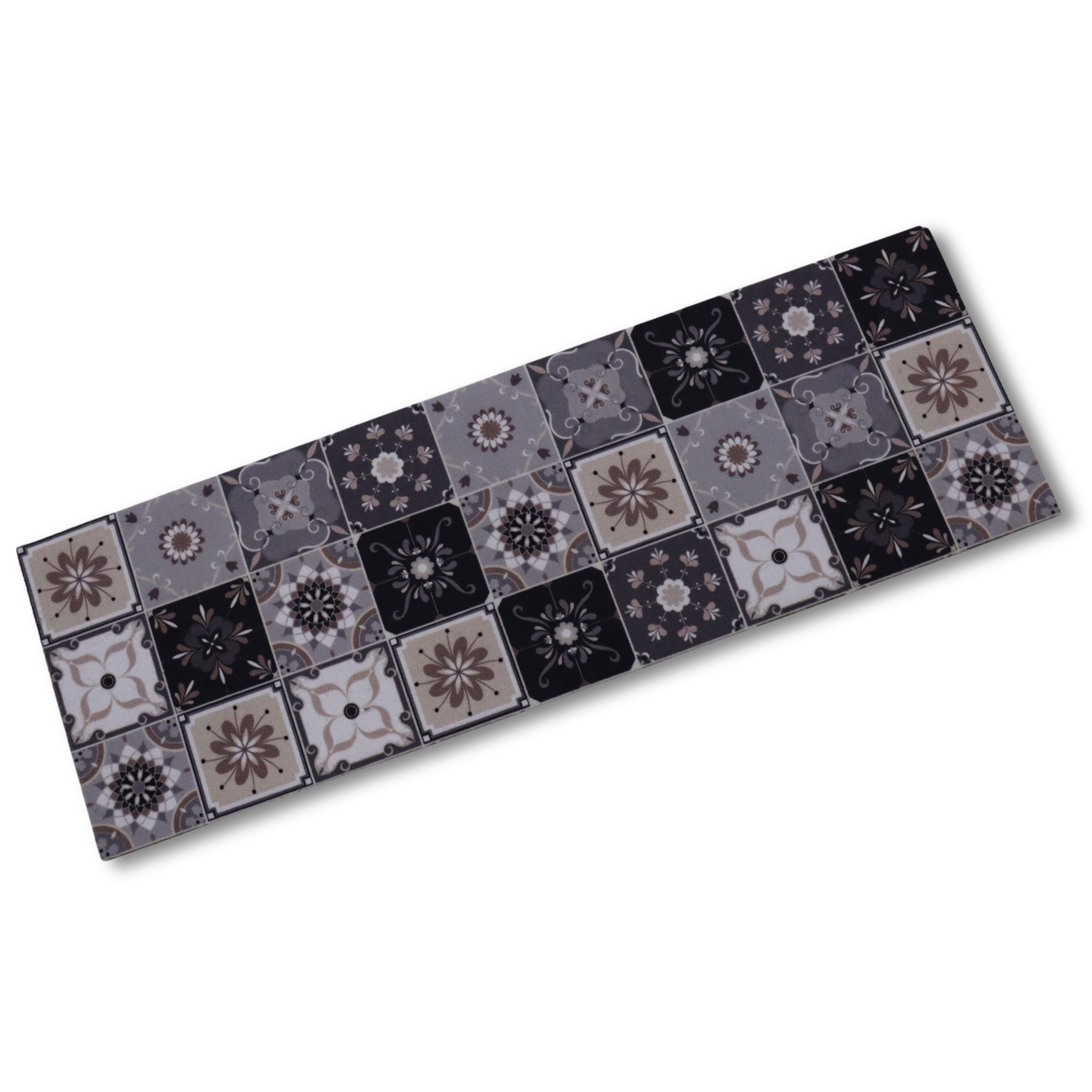 Decorative Wash Mats - Machine Washable Mats - Victorian Tile